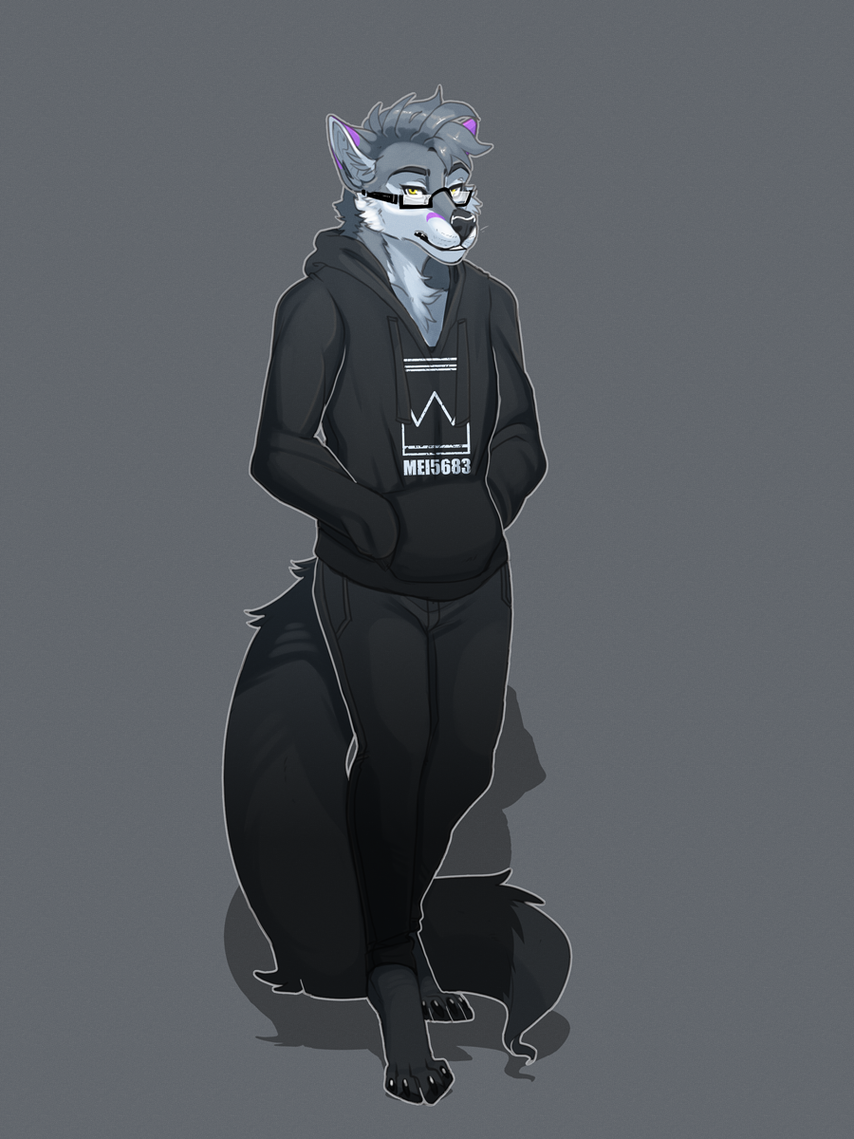 Saxxon Hoodie Fullbody from Mei5683 - Refsheet.net