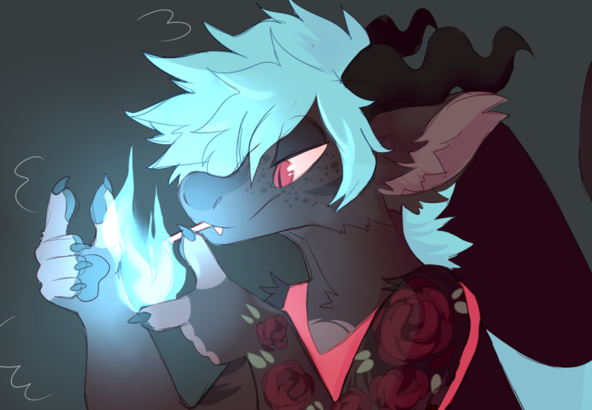 Image of Blue DeSoto - Refsheet.net