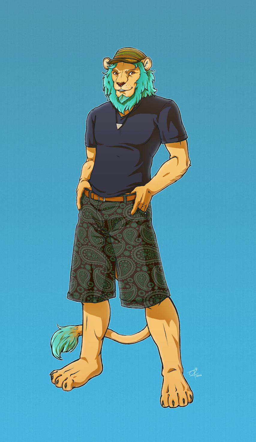 Image of Mylo Mitchell Anderson (The Fun-Loving Lion) - Refsheet.net