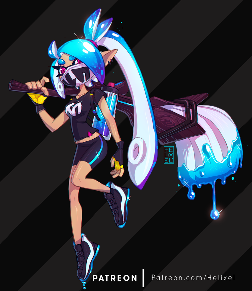Image of Helixel (Splatoon AU ) - Refsheet.net