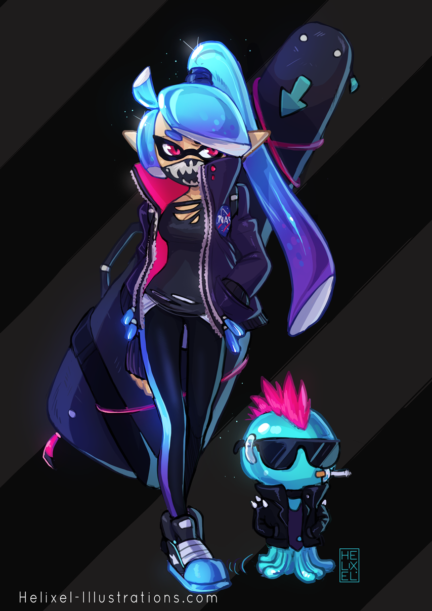 Helixel (Splatoon AU ) - Refsheet.net
