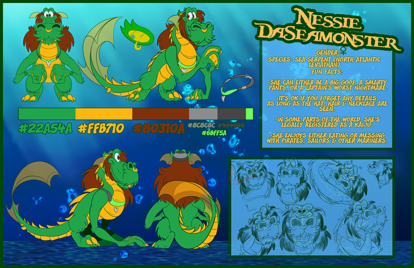 Image of Nessie DaSeamonster - Refsheet.net