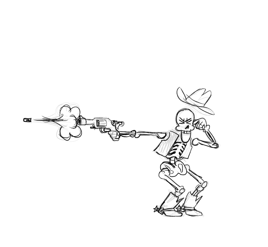 Image of gay cowboy skeleton - Refsheet.net