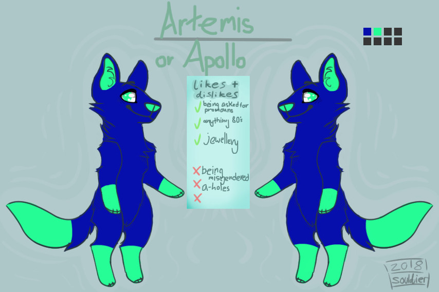 Image of Apollo/Artemis - Refsheet.net