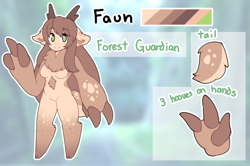 faun drawing base