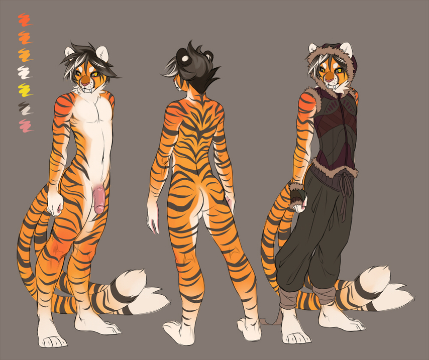 anthro tiger reference