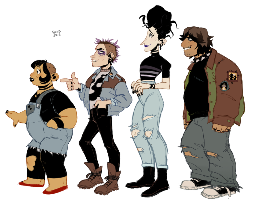 Image of The Goth Gang - Refsheet.net