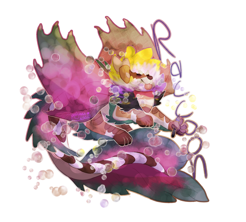 Image of Raccoon Effervesce 🥤 - Refsheet.net