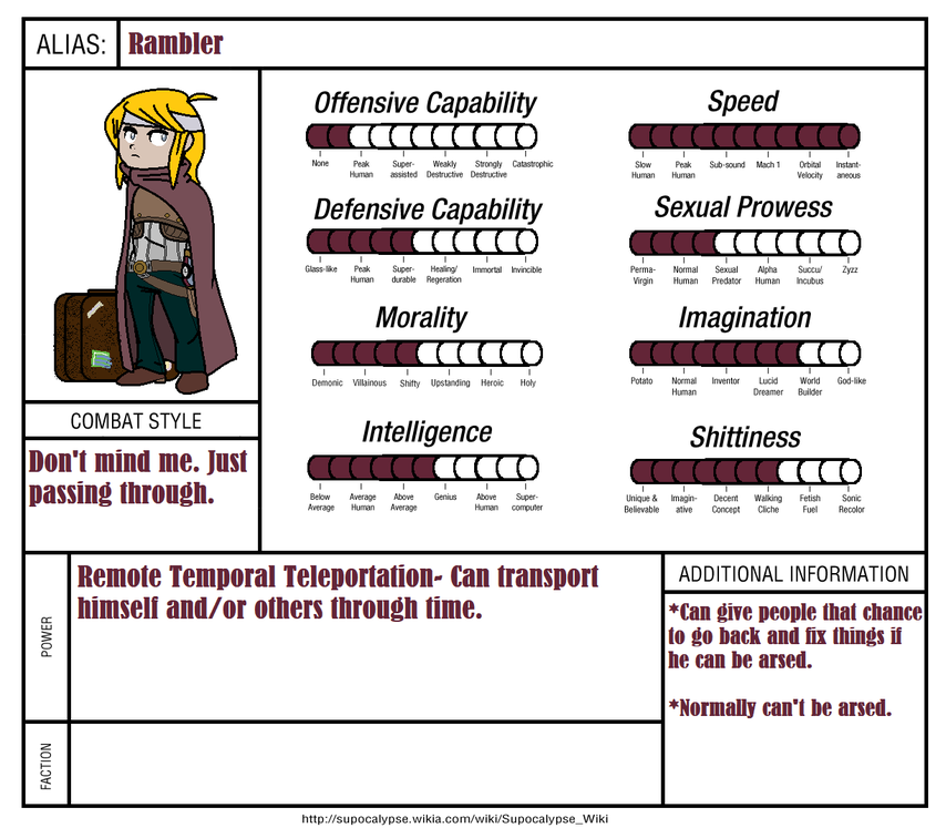 Image of Rothas, the Rambler - Refsheet.net