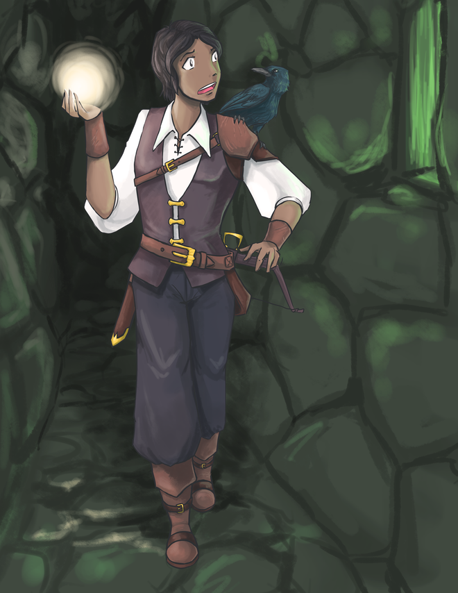 Brennus with his second master Failin - Refsheet.net