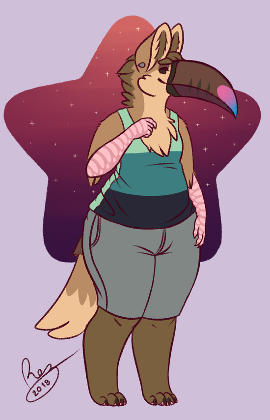 Rezeict's Fursona: Full-body Front by Cari-Rez-Lobo - Refsheet.net