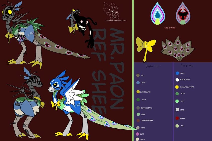 Image of Mr. Paon (SCP X-66) - Refsheet.net