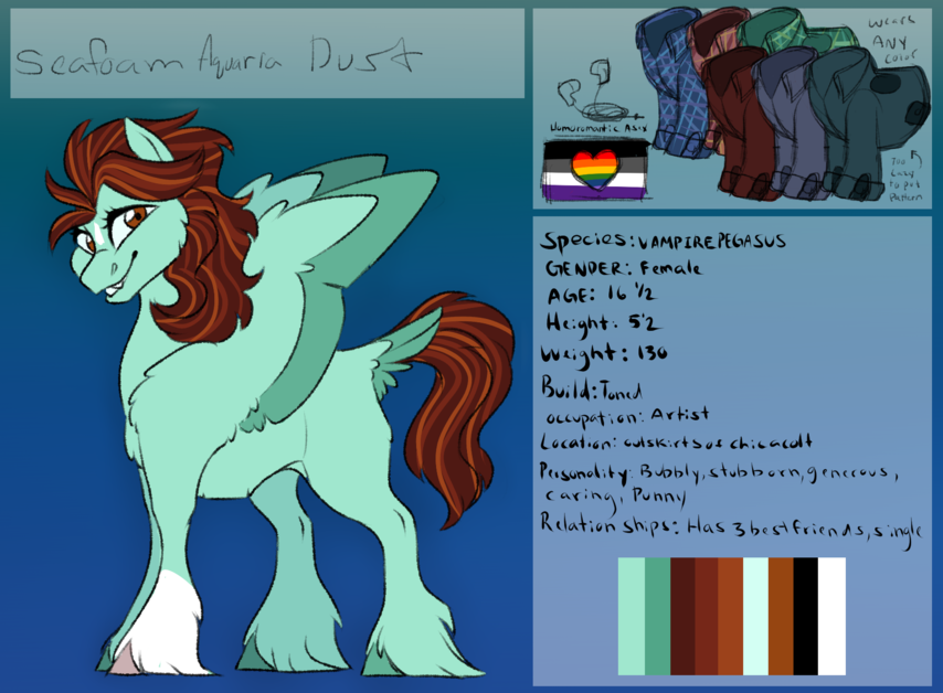 Image of Seafoam Dust - Refsheet.net