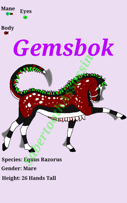 Image of Gemsbok - Refsheet.net
