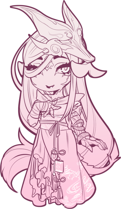 Image of Usubeni Hitodama - Refsheet.net