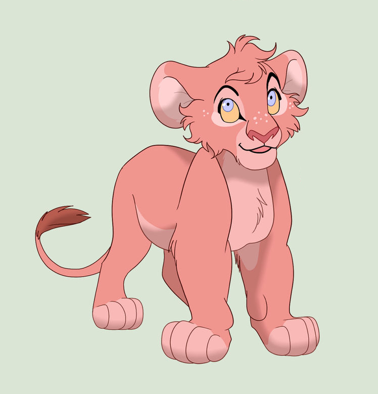 Lioness With Cub Base