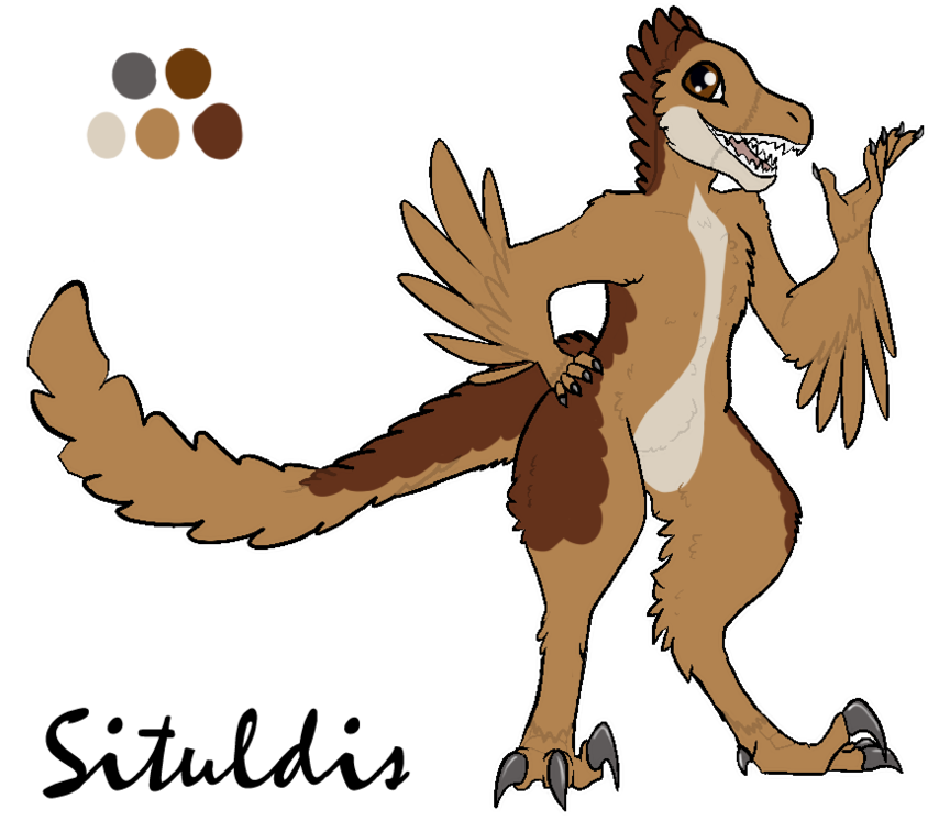 anthro raptor reference