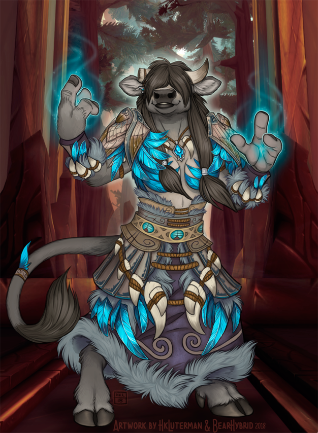 Female Tauren Art