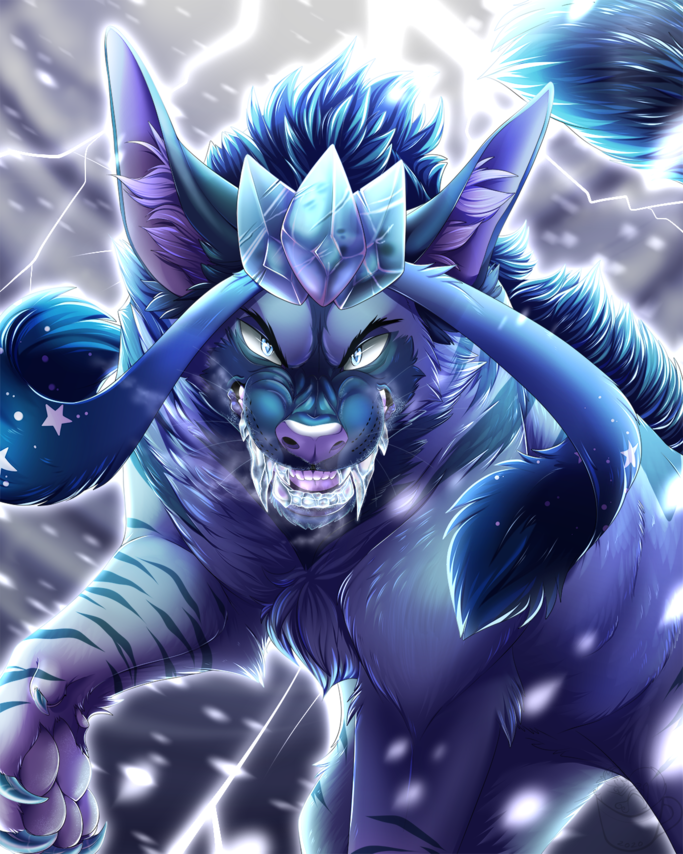 ice demon wolf
