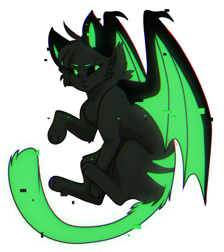 how to draw a demon cat