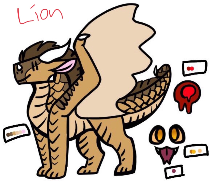 Lion Ref Sheet - Refsheet.net