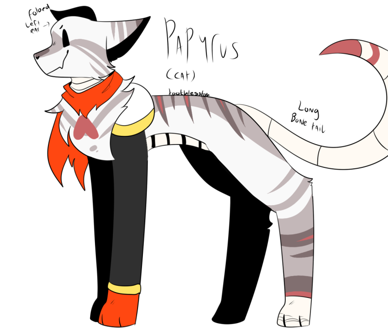 how to draw cat papyrus