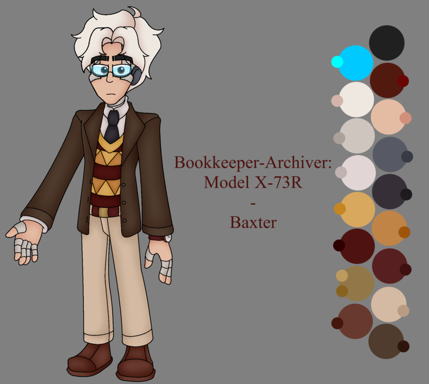 (Bookkeeper-Archiver: Model X-73R) Baxter - Refsheet.net