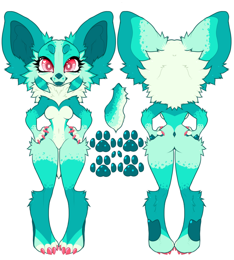 turquoise fennec - Refsheet.net