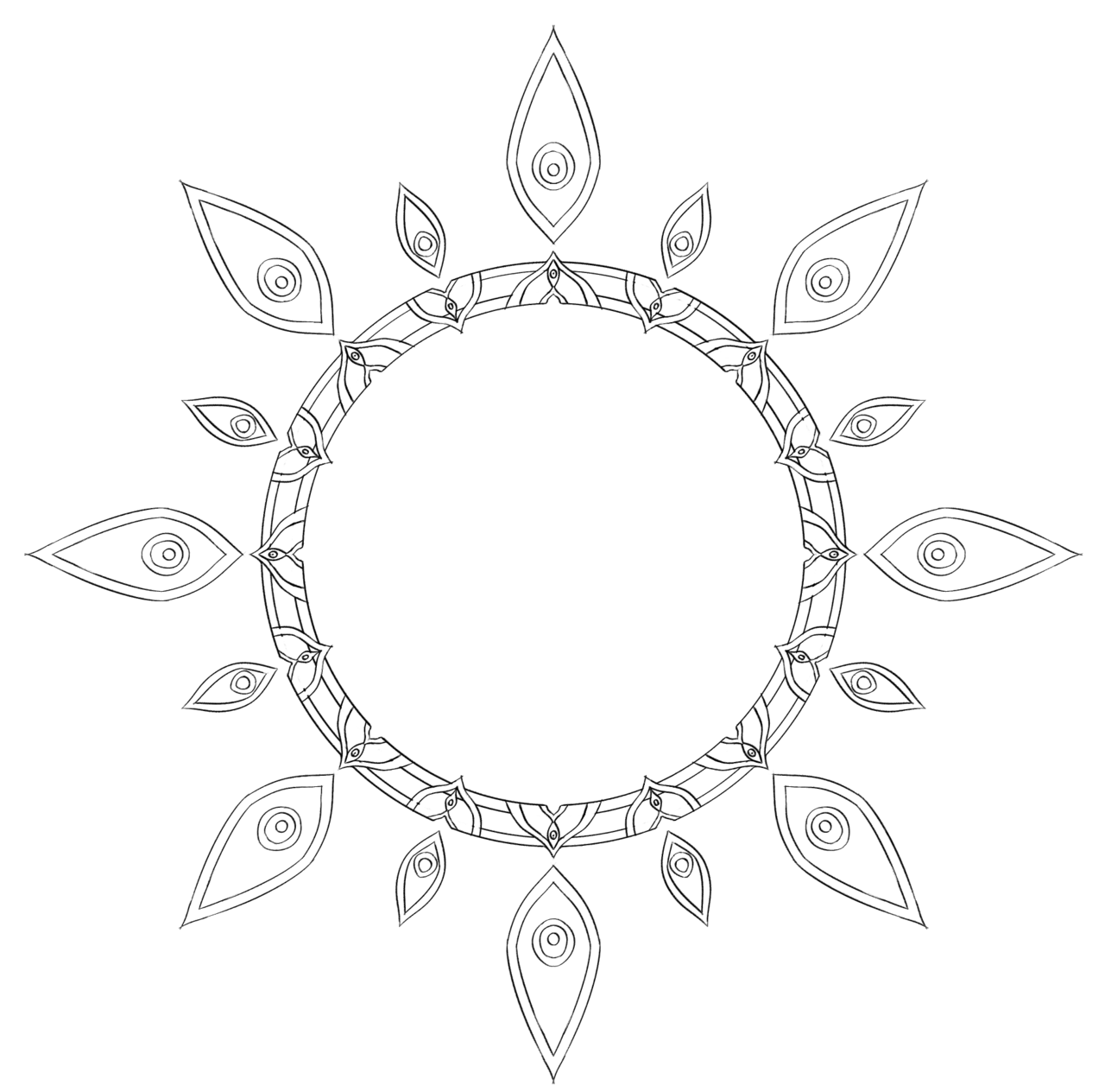 halo drawing reference