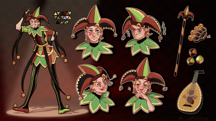jester art reference